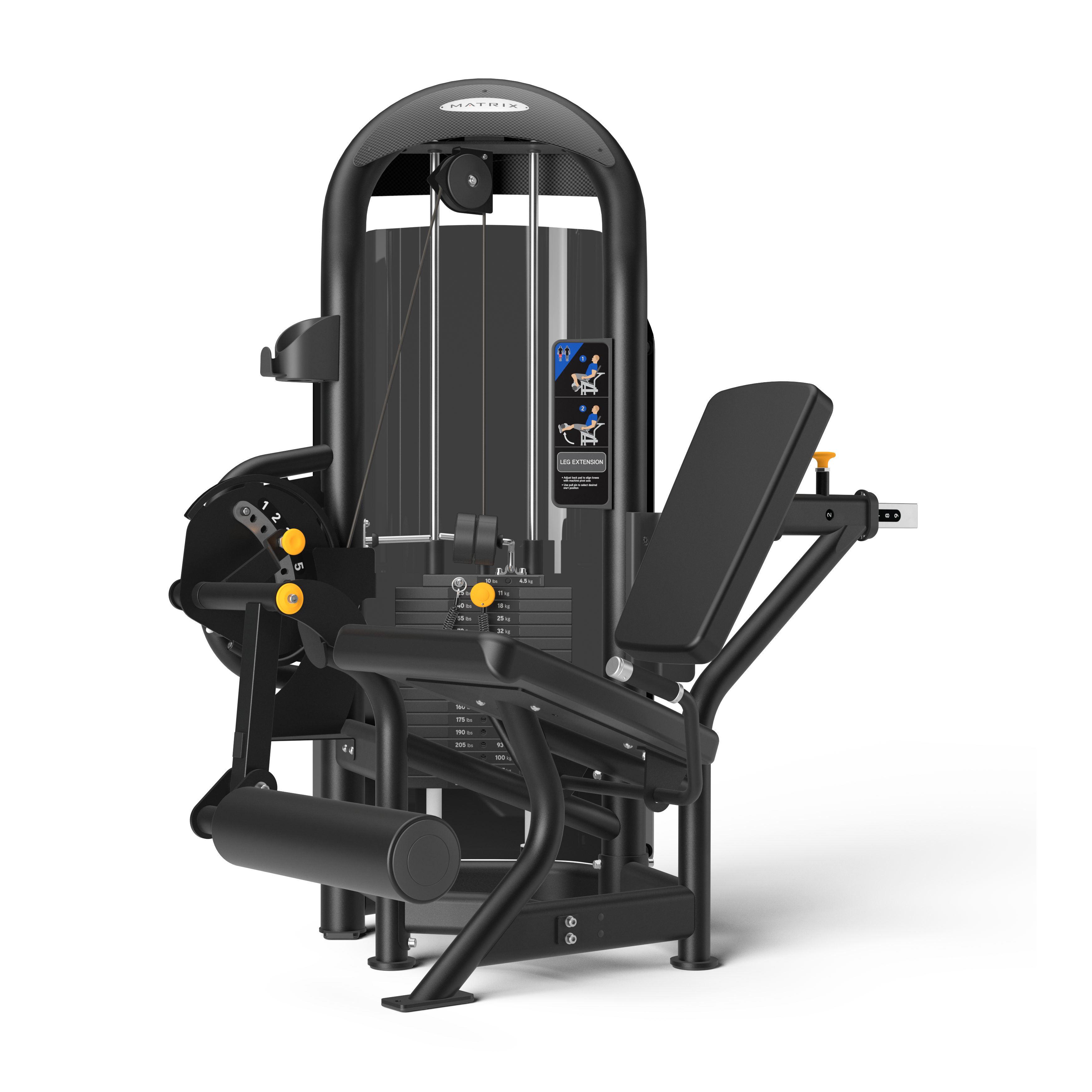 Matrix Aura Series Leg Extension – Quad Strength Machine – Urban Flex ...
